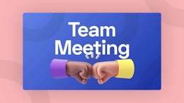 Team Meeting Template Pitch